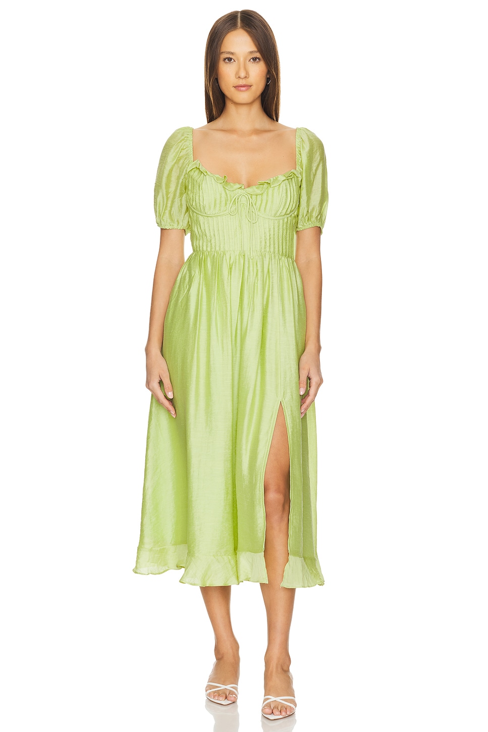 ASTR the Label Lunaria Dress in Celery | REVOLVE