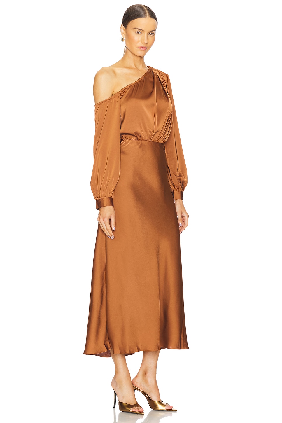 ASTR the Label Elwood Dress in Copper | REVOLVE
