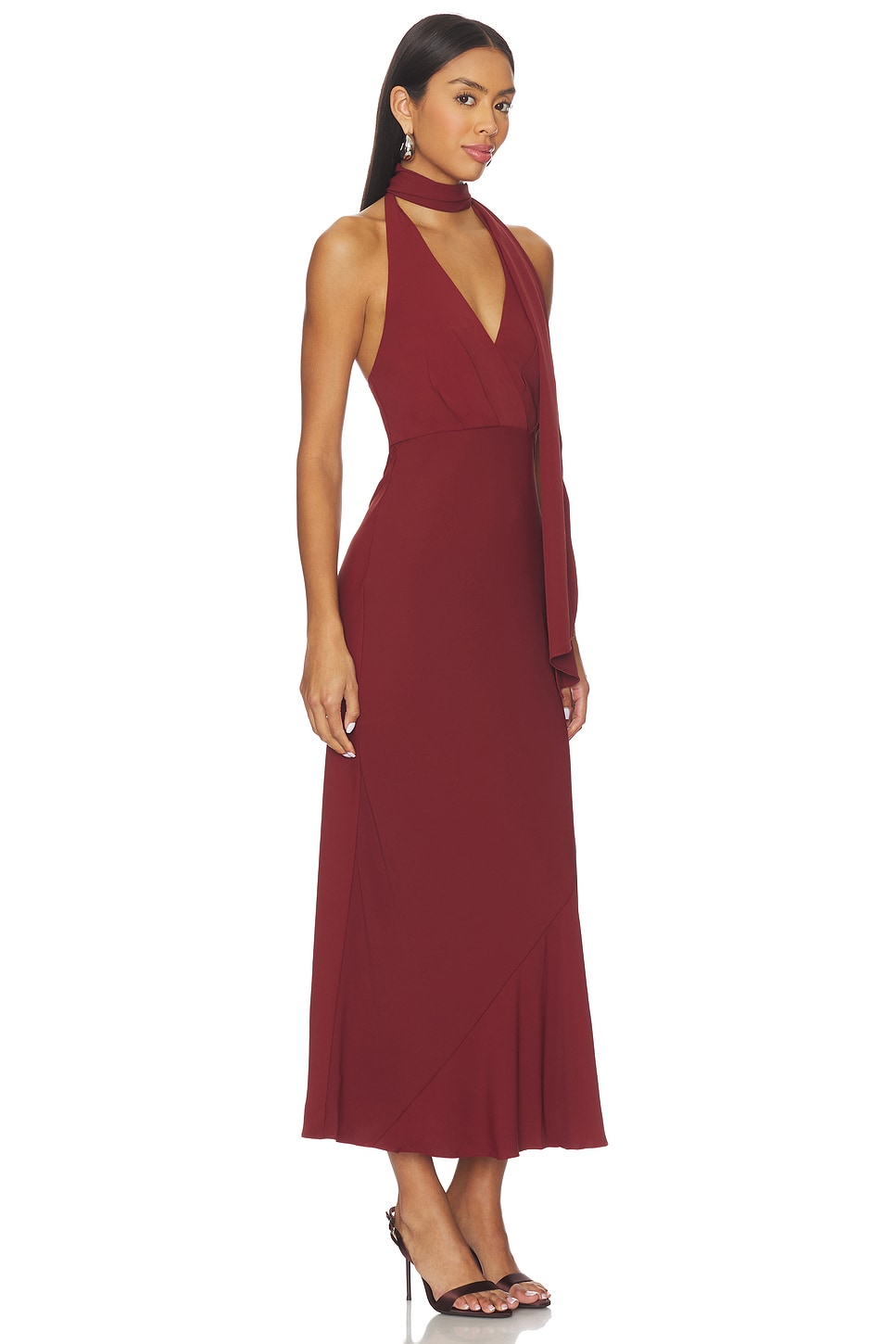 ASTR the Label Hilaire Dress in Rust Brown | REVOLVE