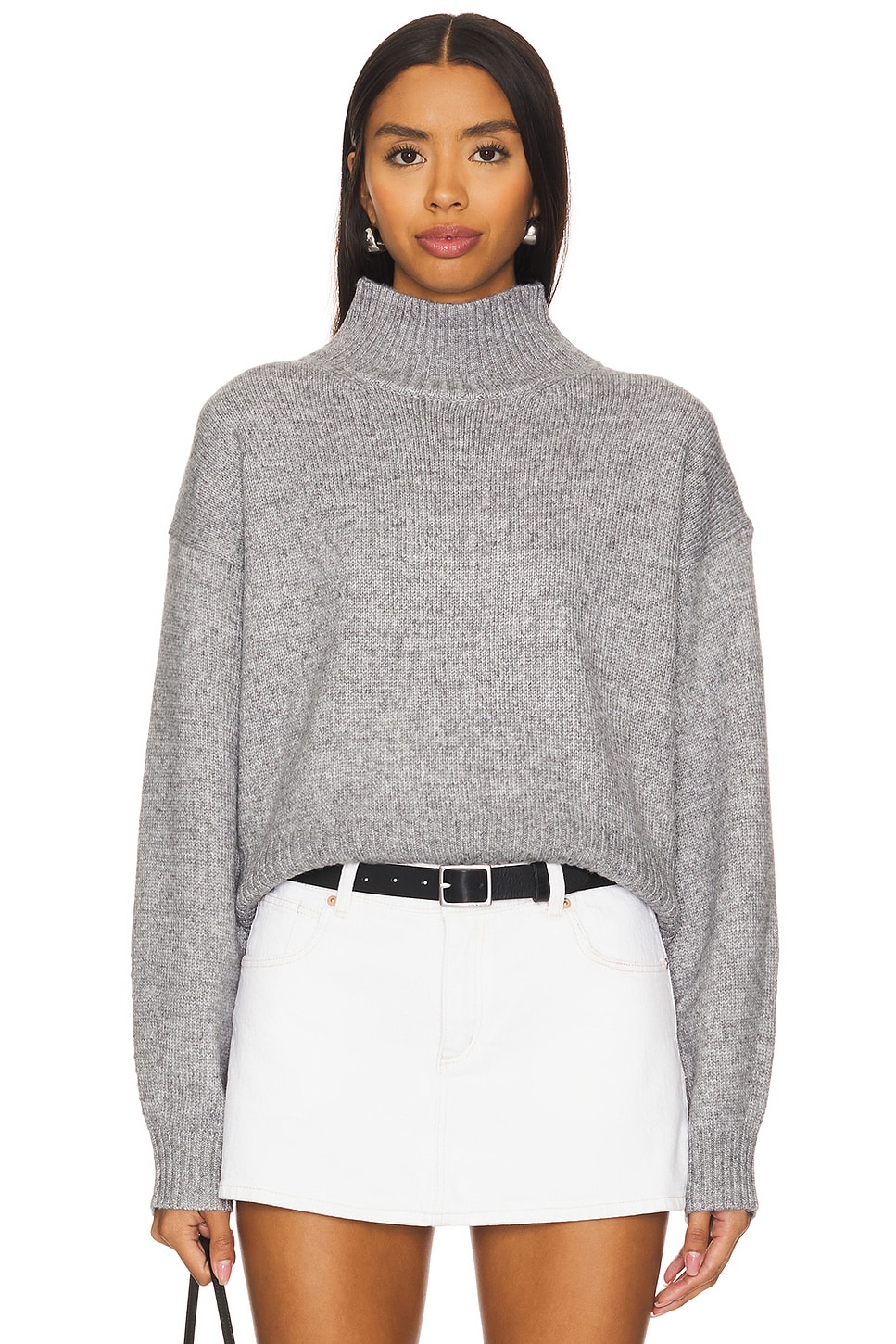 ASTR the Label Fiala Sweater in Heater Grey | REVOLVE