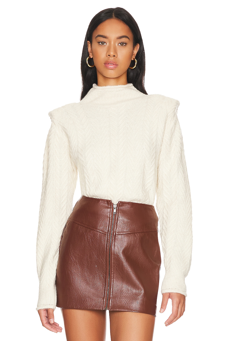 ASTR the Label Carlota Sweater in Cream | REVOLVE