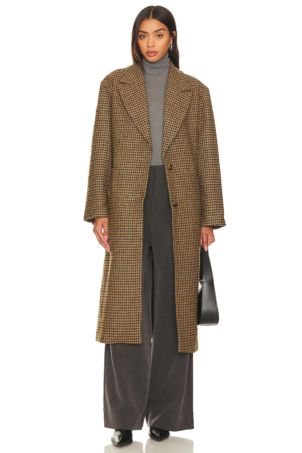 ASTR the Label Sonya Coat in Brown & Olive | REVOLVE