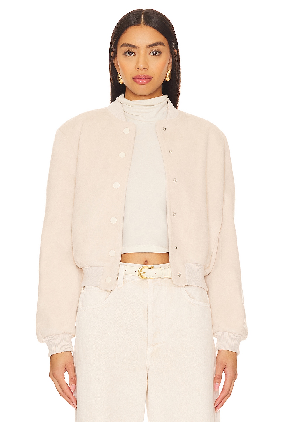 ASTR the Label Olenna Jacket in Cream | REVOLVE