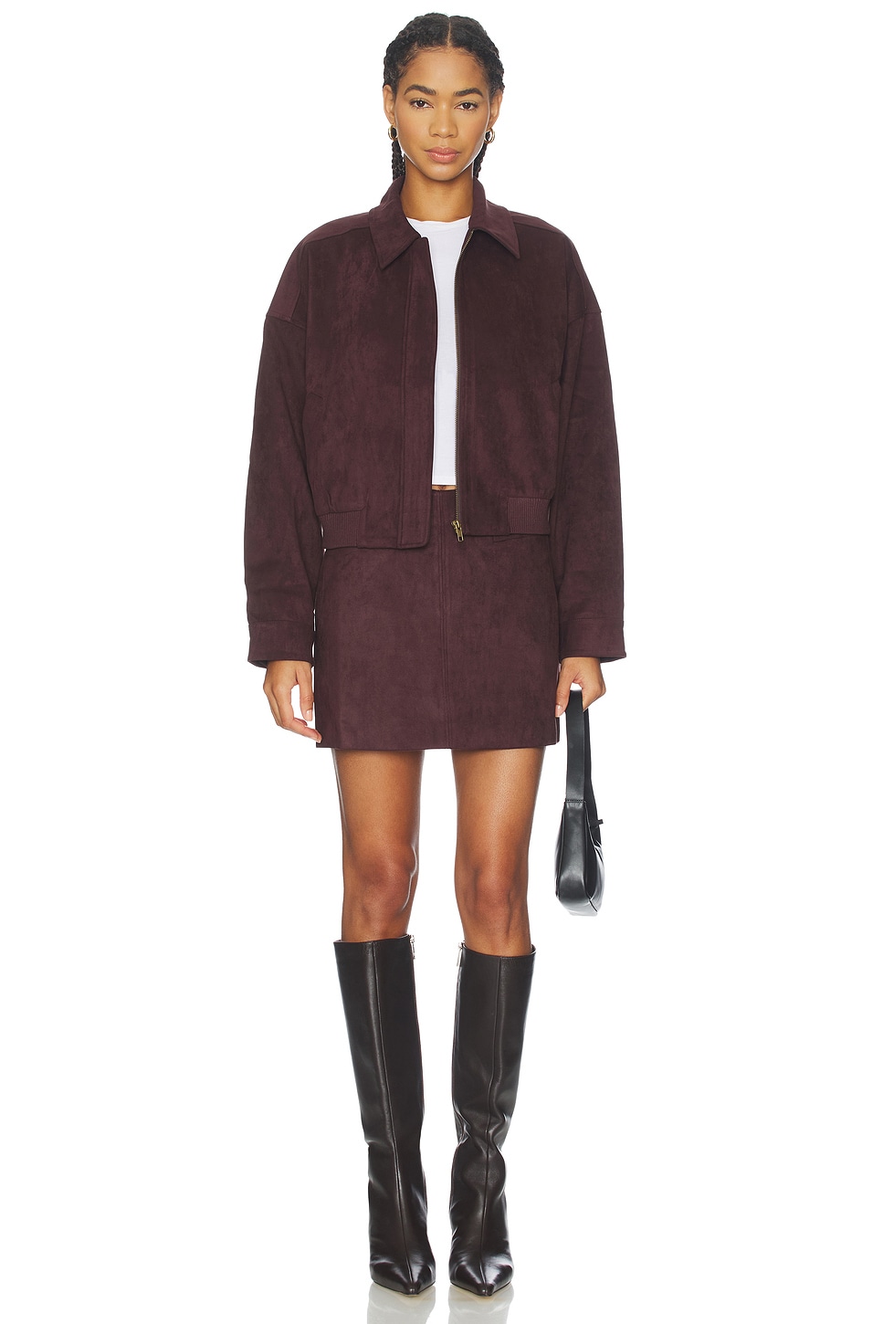 ASTR the Label x REVOLVE Laudine Skirt in Eggplant | REVOLVE