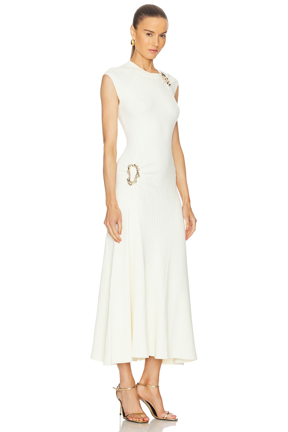 Anna Quan Adeline Dress in Silence | REVOLVE