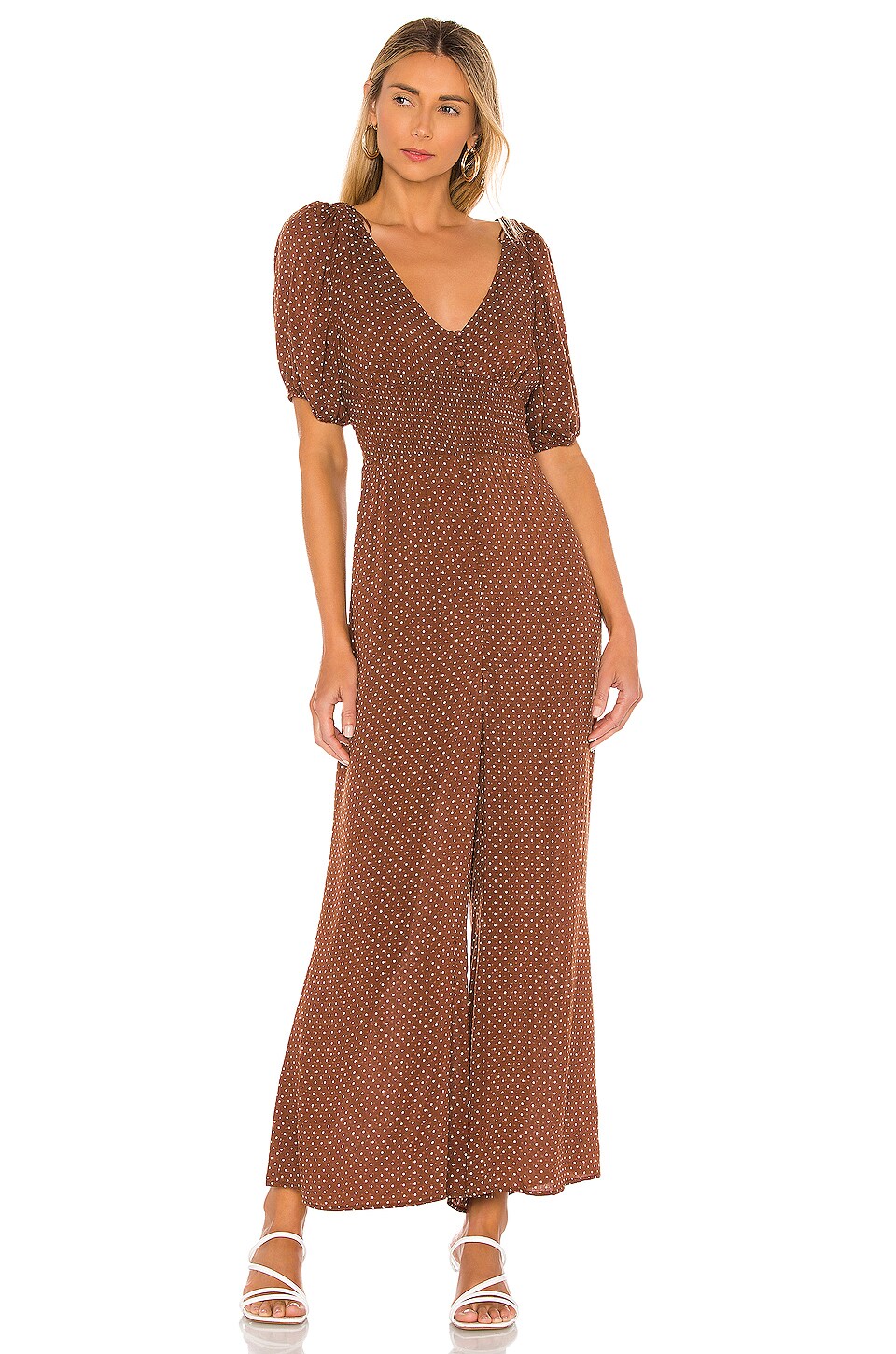 AUGUSTE X REVOLVE Collins Juliette Jumpsuit in Brown | REVOLVE
