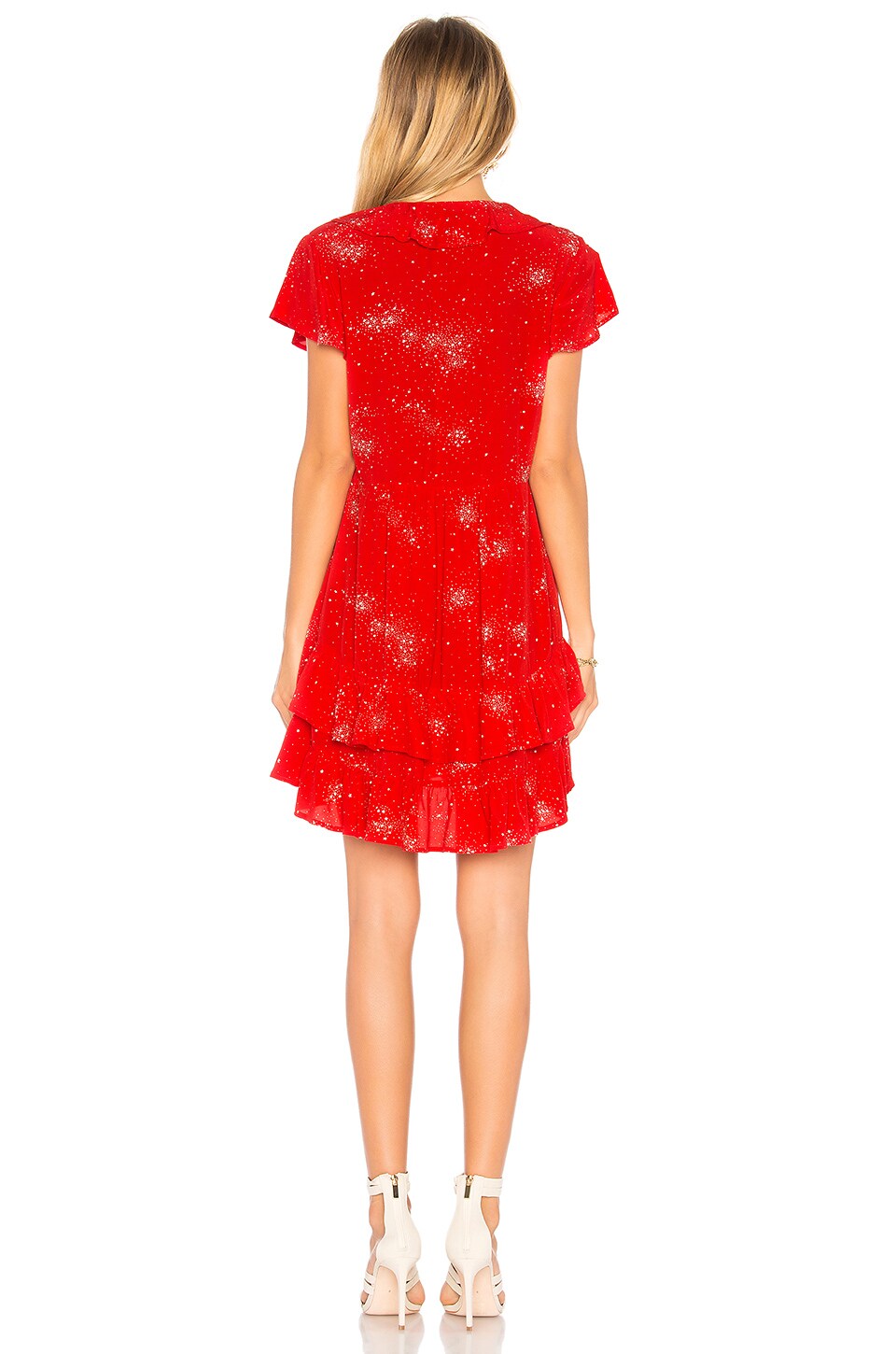 AUGUSTE Celestial Grace Mini Dress in Red | REVOLVE