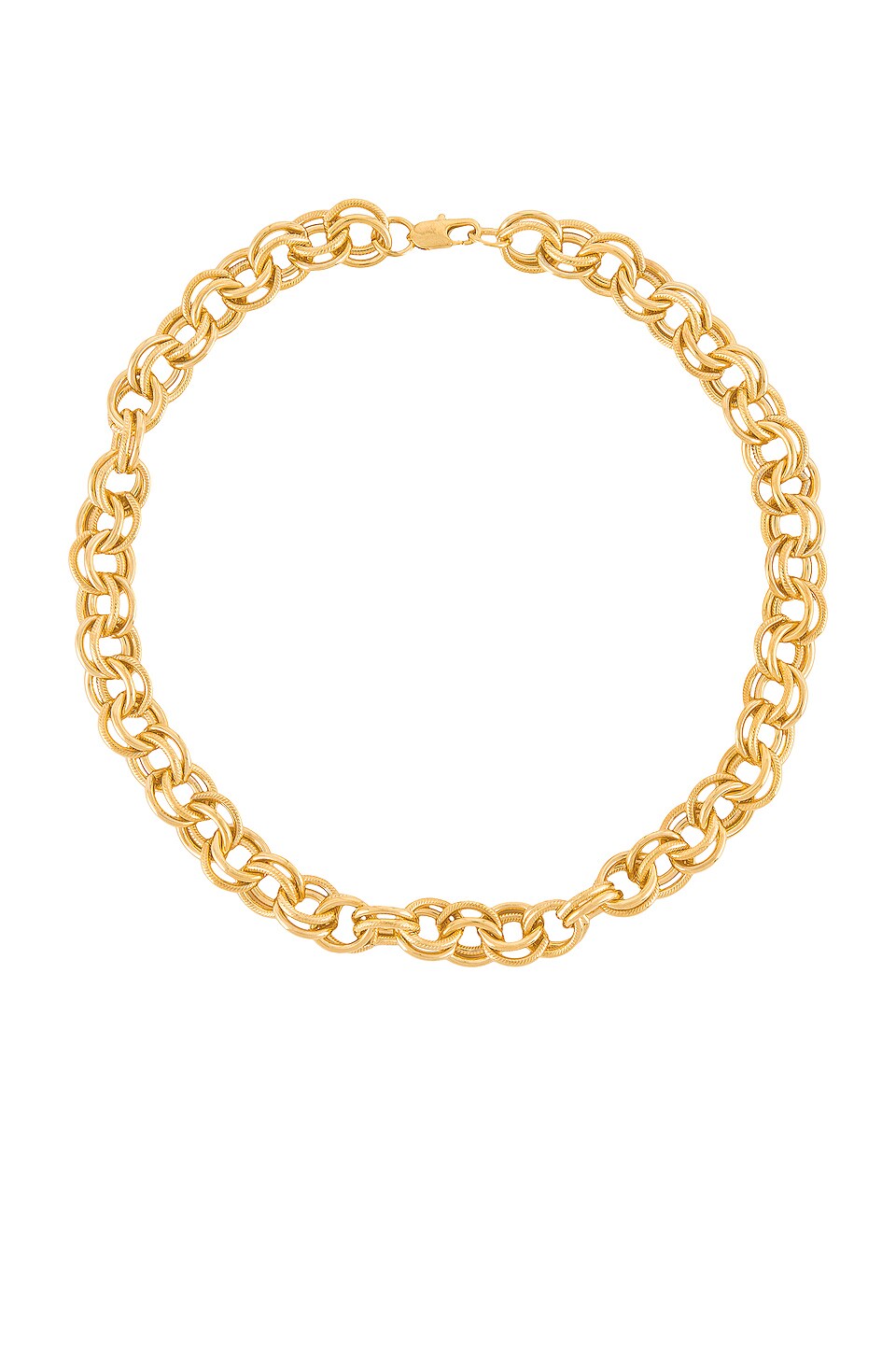 AUREUM Parker Double Cable Chain Necklace in Gold | REVOLVE