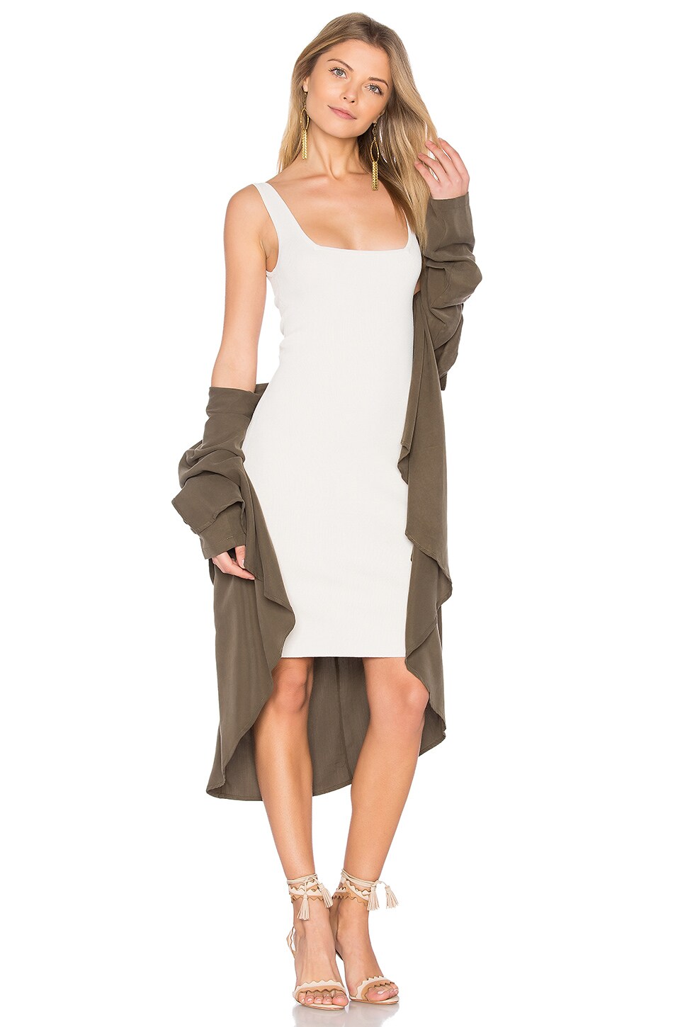 Autumn Cashmere Bodycon Mini Dress in Sand | REVOLVE