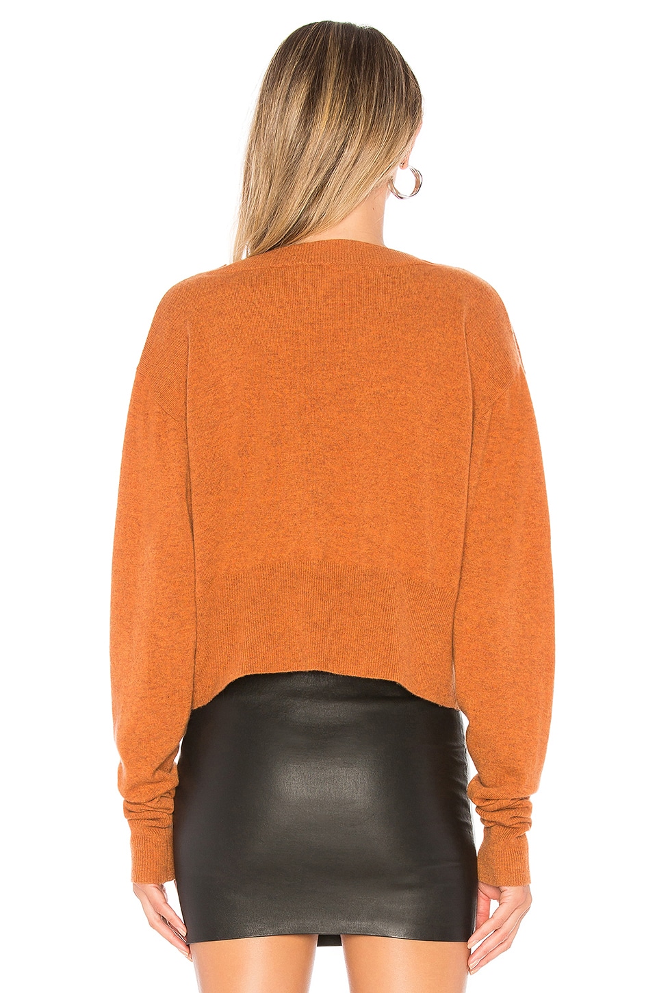 Autumn Cashmere Crop Boxy Sweater in Spice | REVOLVE