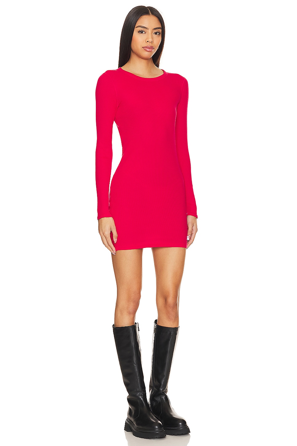 Alexander Wang Crewneck Dress in Barberry | REVOLVE