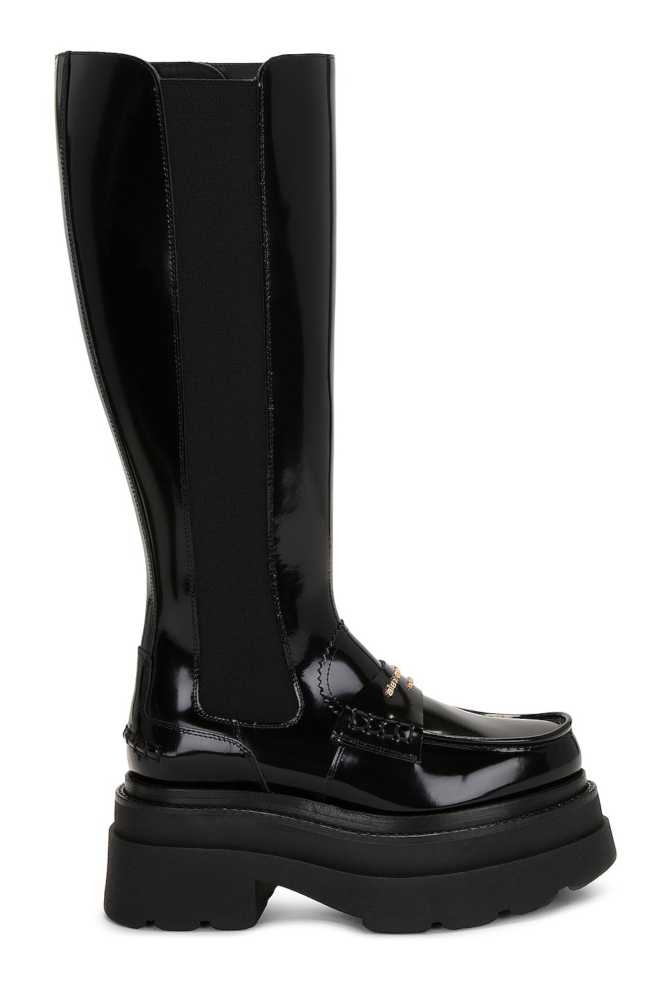 Alexander Wang Carter Platform Tall Boot in Black | REVOLVE