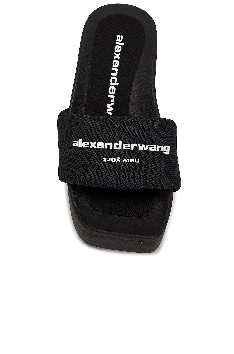 Alexander Wang AW Platform Slide in Black | REVOLVE