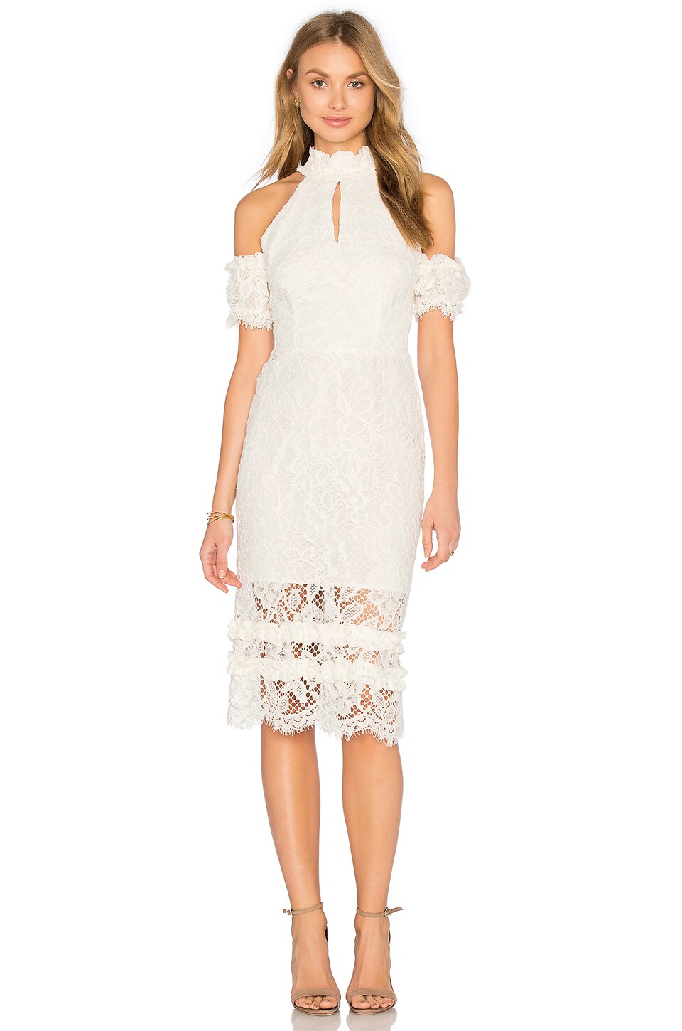 Alexis Dax Short Dress in White | REVOLVE