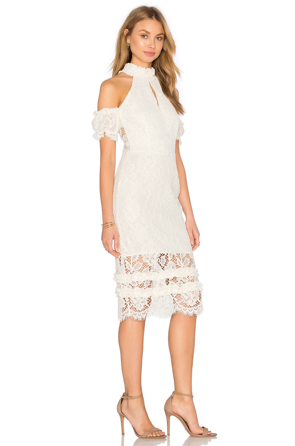 Alexis Dax Short Dress in White | REVOLVE