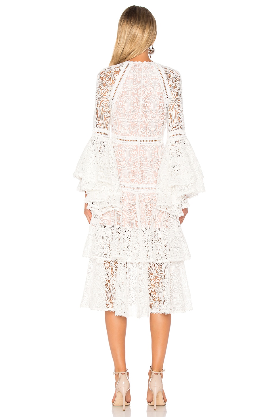 Alexis Luxe Dress in White Lace | REVOLVE