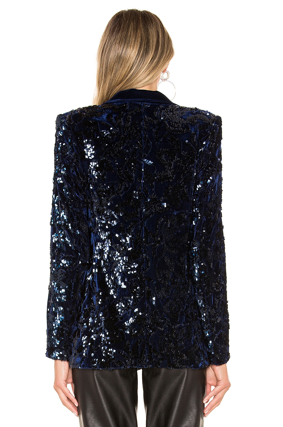 Alexis Rashida Jacket in Navy Sequins | REVOLVE