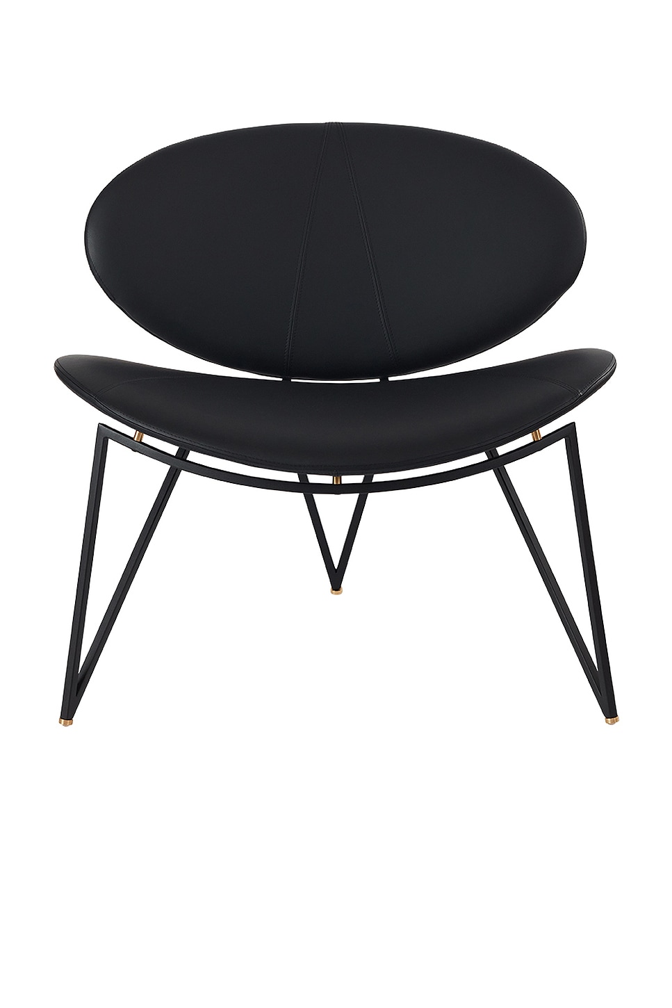 AYTM Semper Lounge Chair in Black & Black | REVOLVE