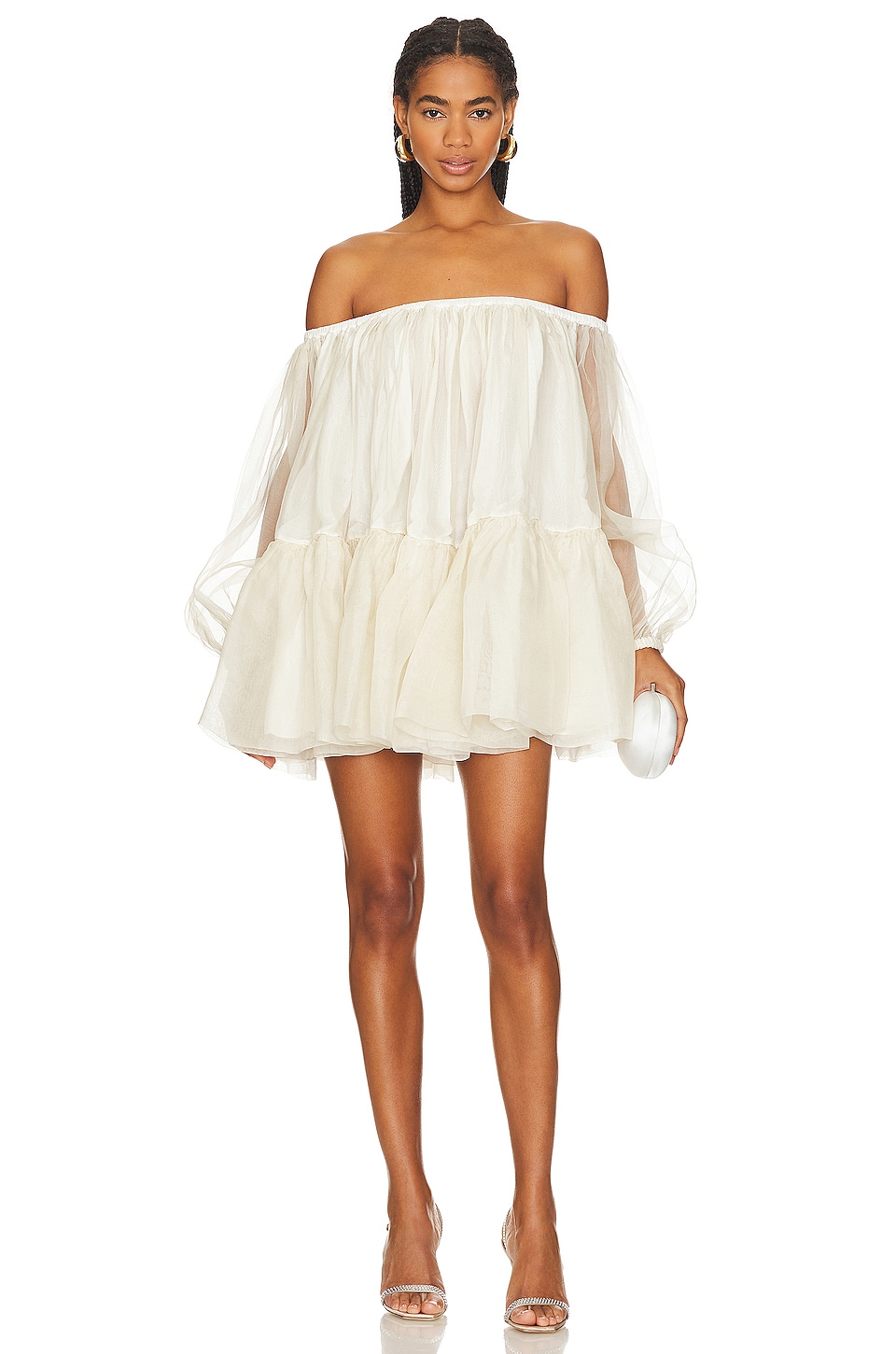 Azeeza Ellie Mini Dress in White | REVOLVE