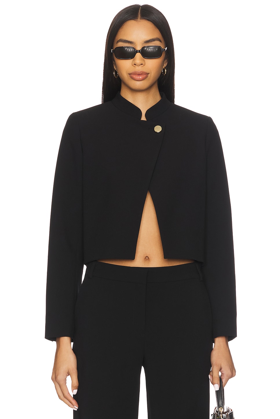 ba&sh Chroma Jacket in Noir | REVOLVE