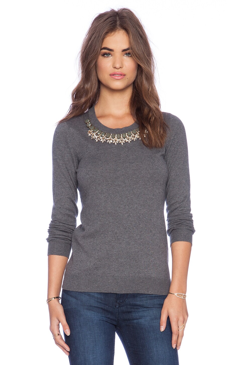 Bailey 44 Sophisticated Lady Sweater in Heather Grey | REVOLVE