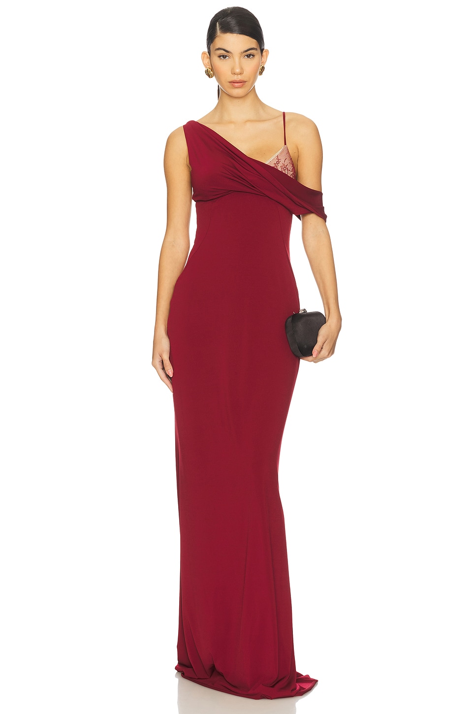 Bananhot Elektra Dress in Burgundy | REVOLVE