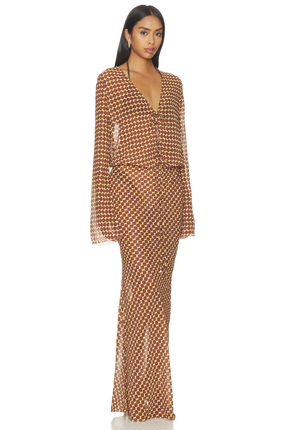 Bananhot Nema Maxi Dress in Ogee | REVOLVE