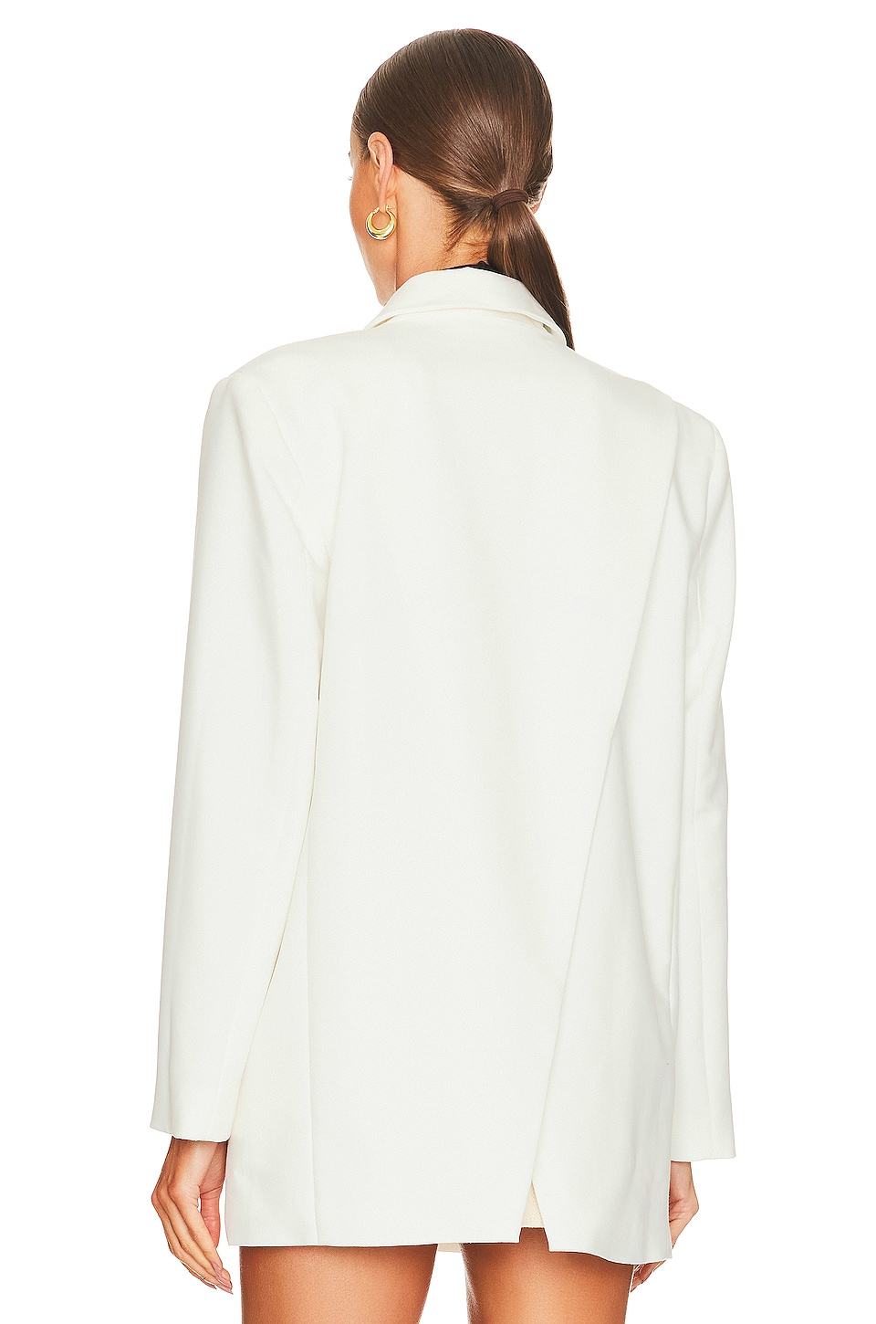 Bardot Maison Split Back Blazer in Orchid White | REVOLVE
