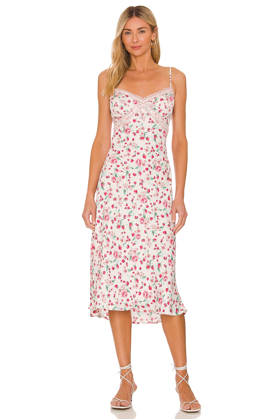 Steve Madden Strawberry Fields Dress in White | REVOLVE