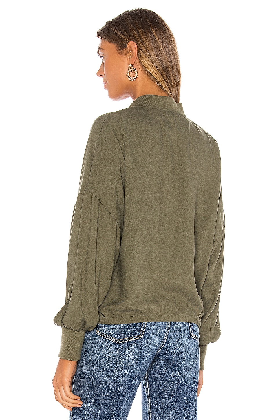 Steve Madden JACK by Steve Madden Flight Club Bomber Jacket in Sage ...