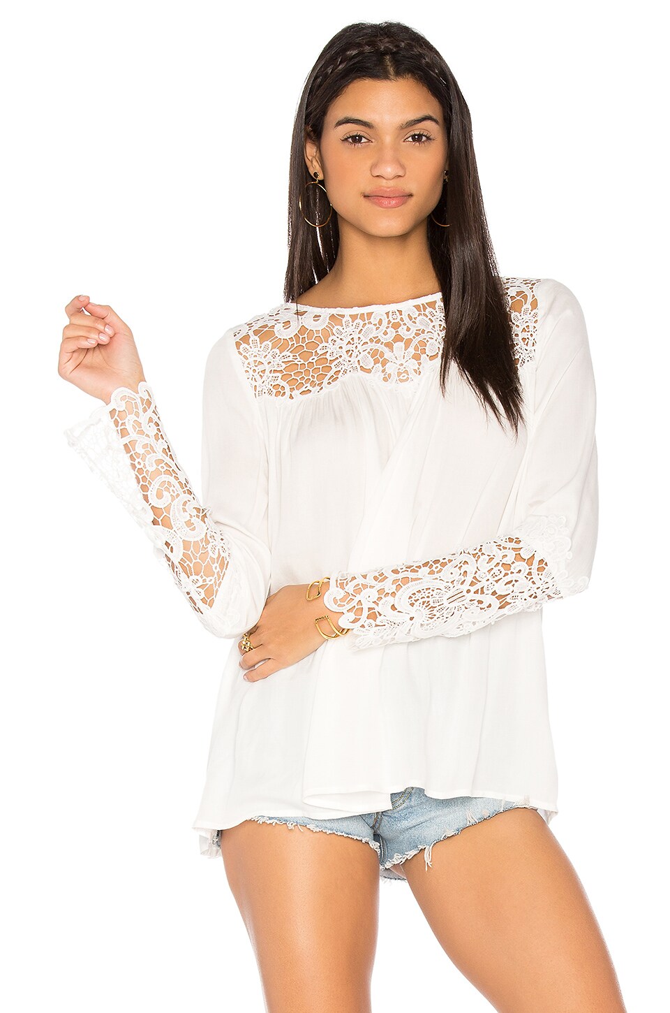 Steve Madden Geraldine Top in White | REVOLVE