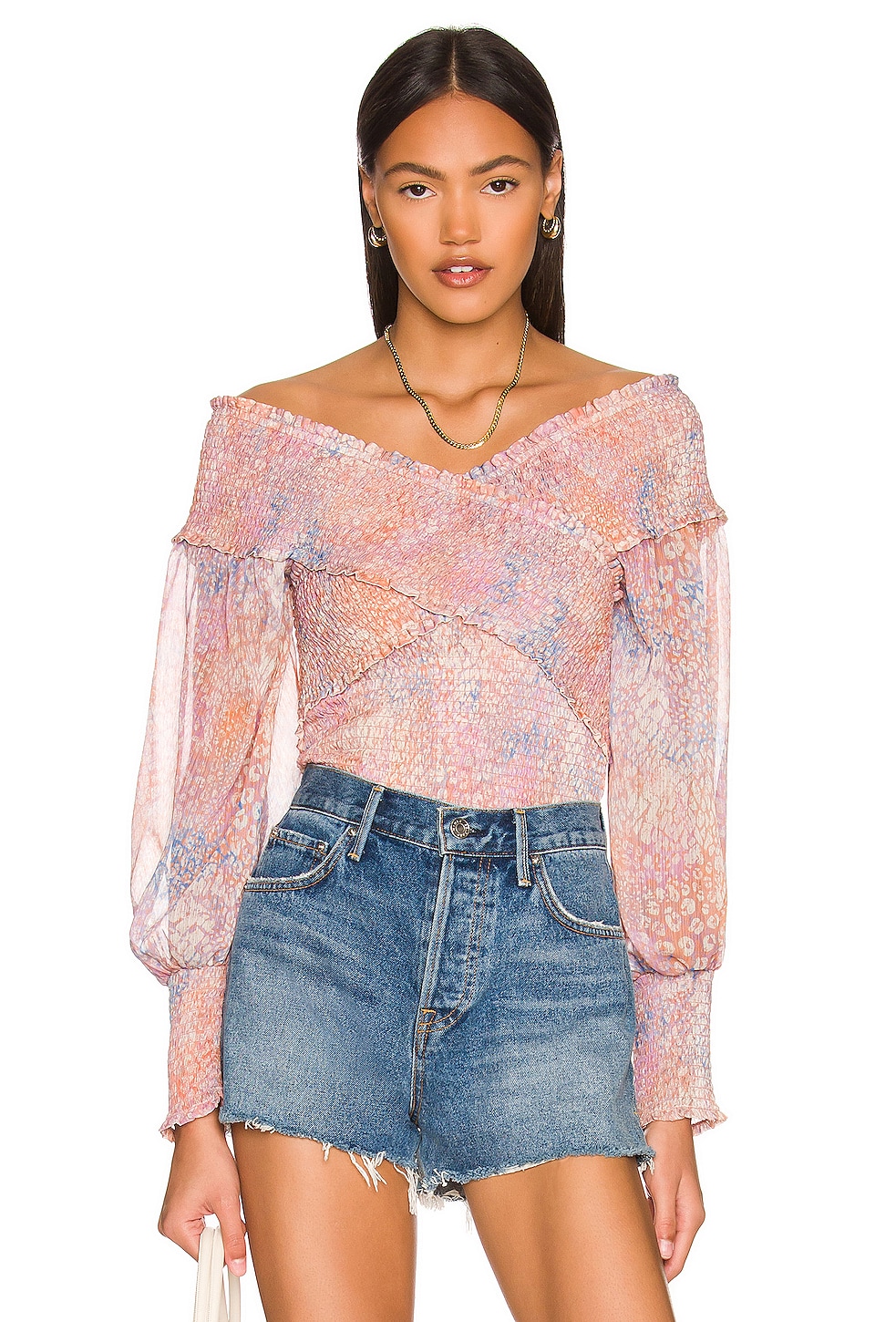 Steve Madden Orange You Dreamy Top in Multi | REVOLVE