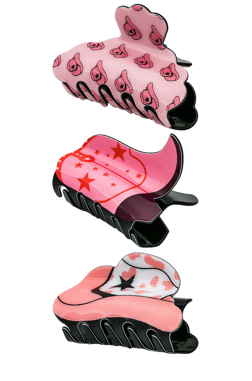 BRACHA Preppy Cowgirl Claw Set in Pink | REVOLVE