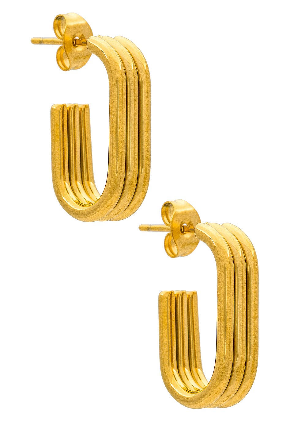 BRACHA Casidy Hoop in Gold | REVOLVE