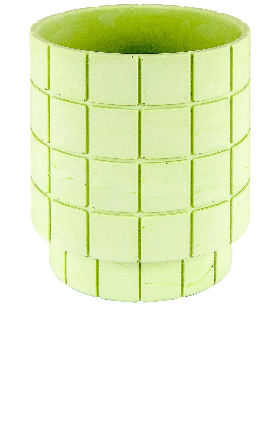 Block Design Tile Plant Pot in Palm Green | REVOLVE