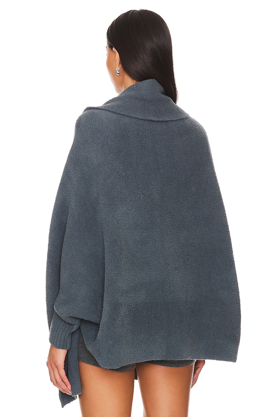 Barefoot Dreams Cozychic Blanket Wrap in Smokey Blue | REVOLVE
