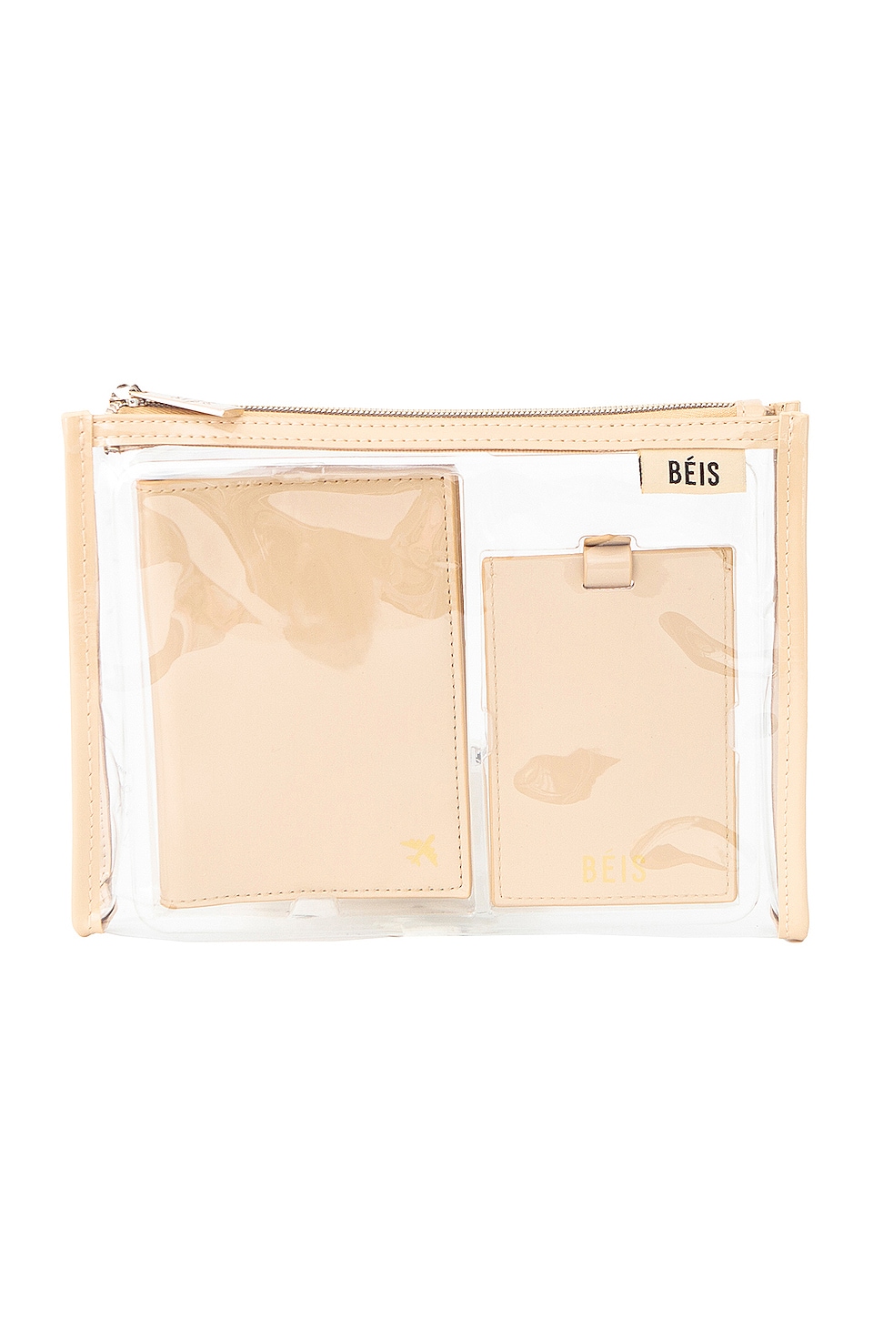 BEIS Travel Set in Beige | REVOLVE