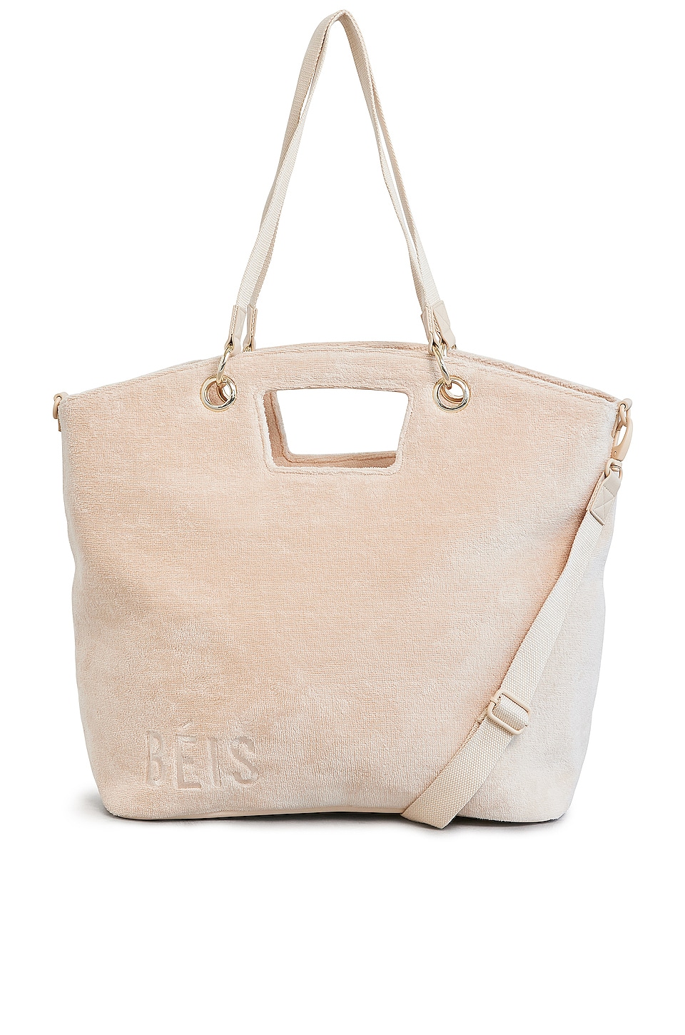 BEIS The Terry Tote in Beige | REVOLVE