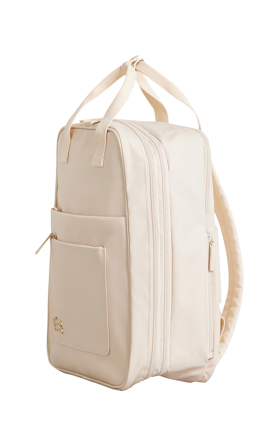BEIS The Expandable Backpack in Beige | REVOLVE