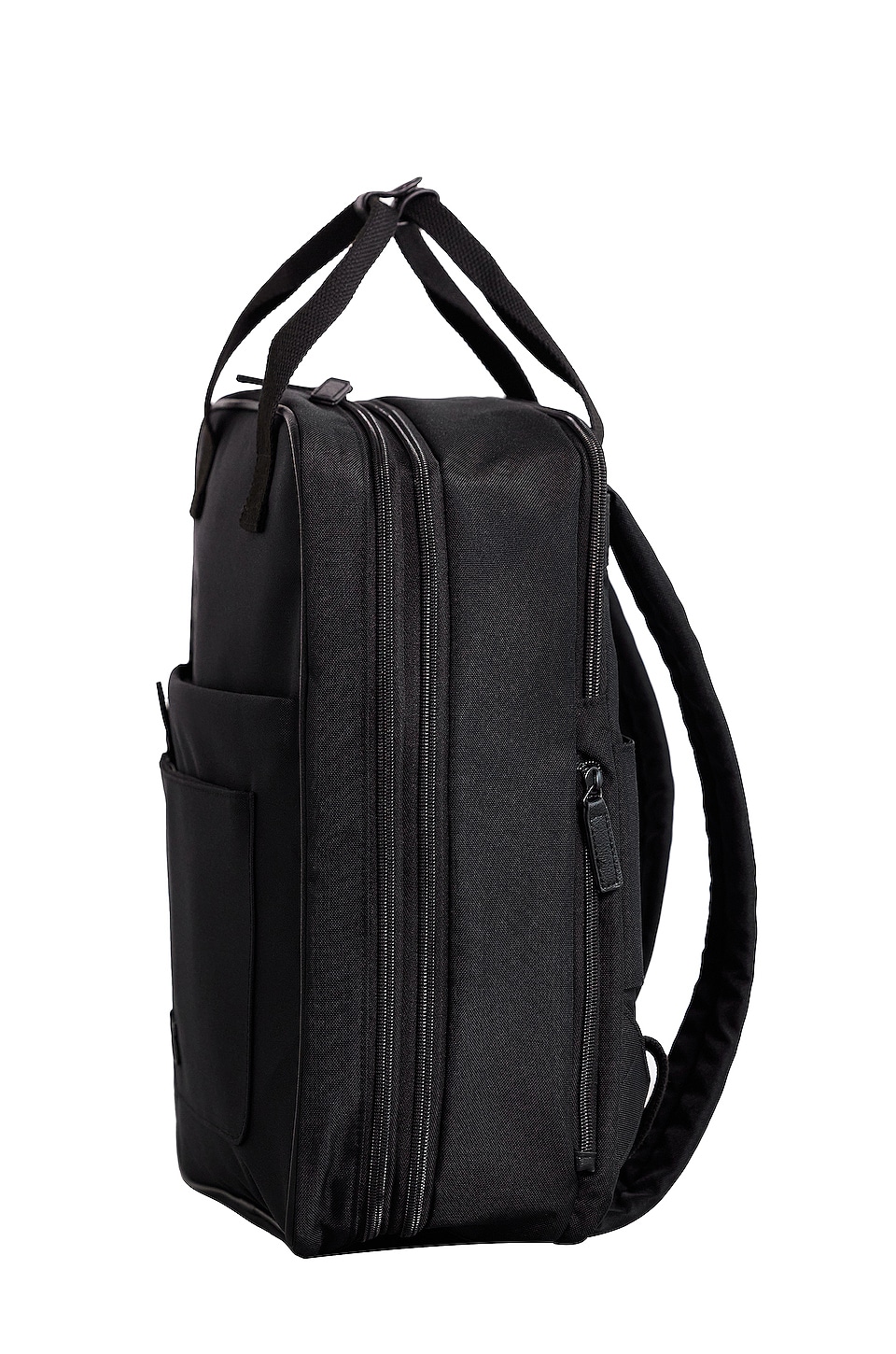 BEIS The Expandable Backpack in Black | REVOLVE