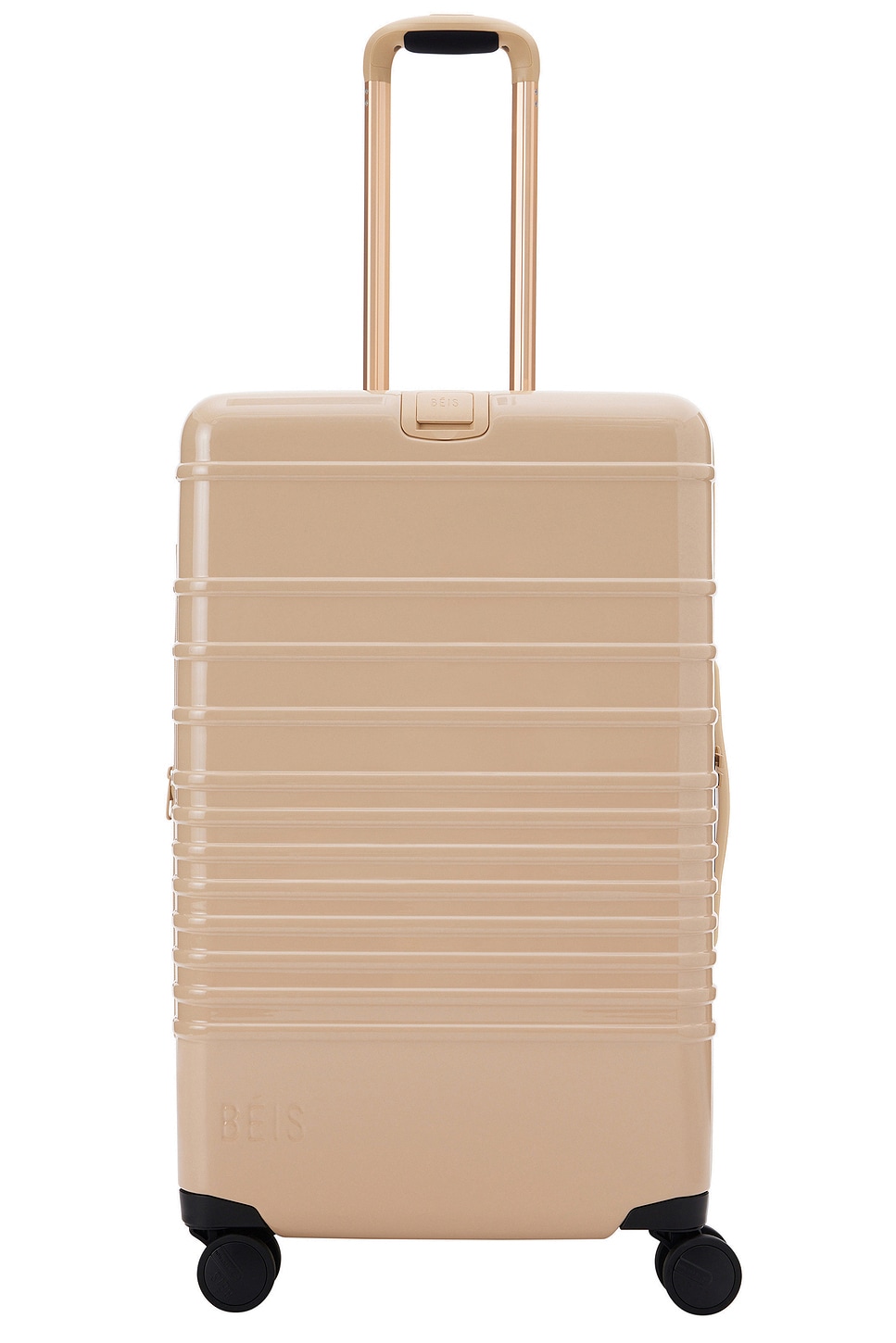BEIS The Glossy Medium Check-In Roller in Beige | REVOLVE