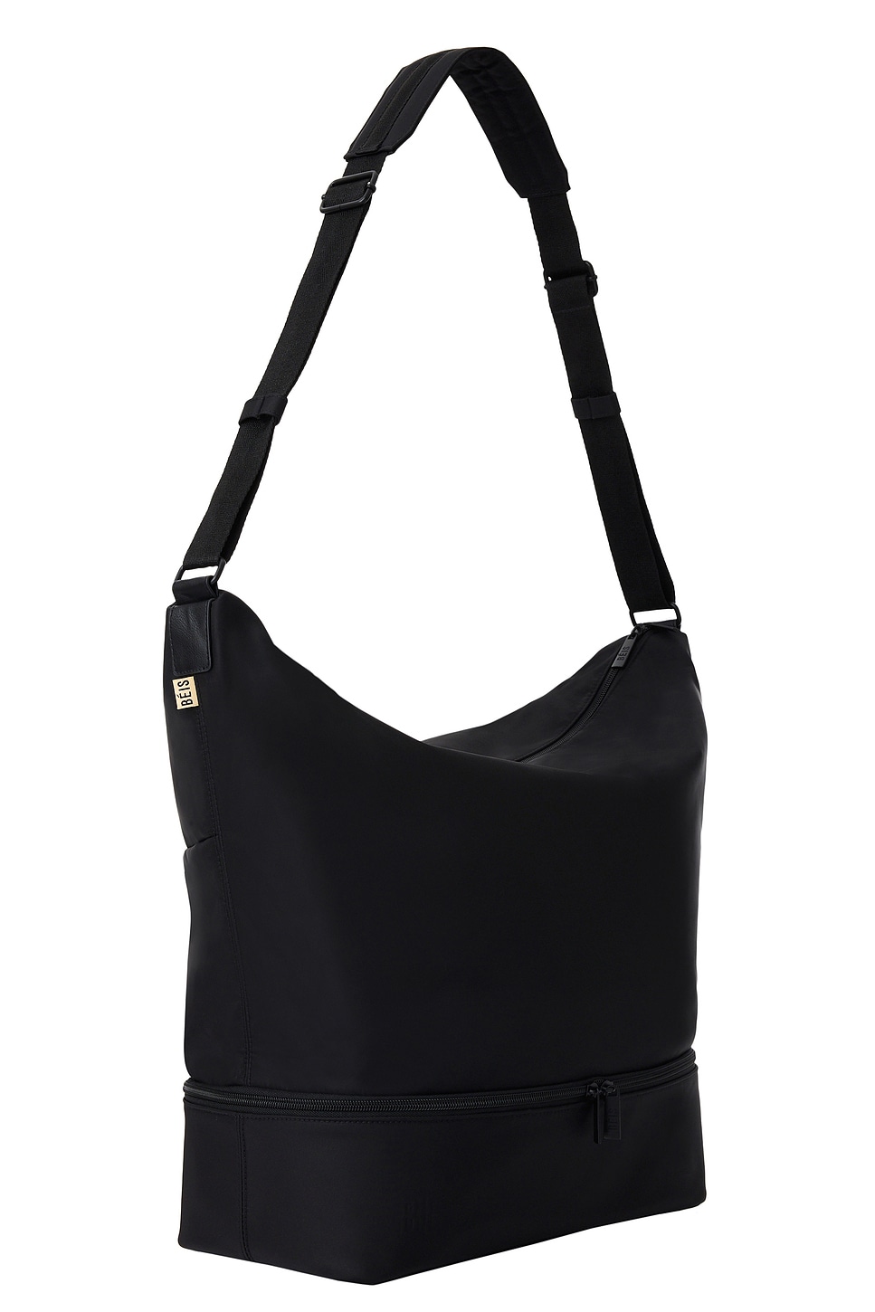 BEIS The Day Tripper Nylon Tote in Black | REVOLVE