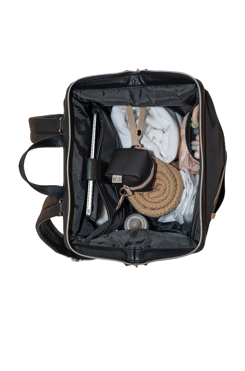 BEIS Backpack Diaper Bag in Black | REVOLVE