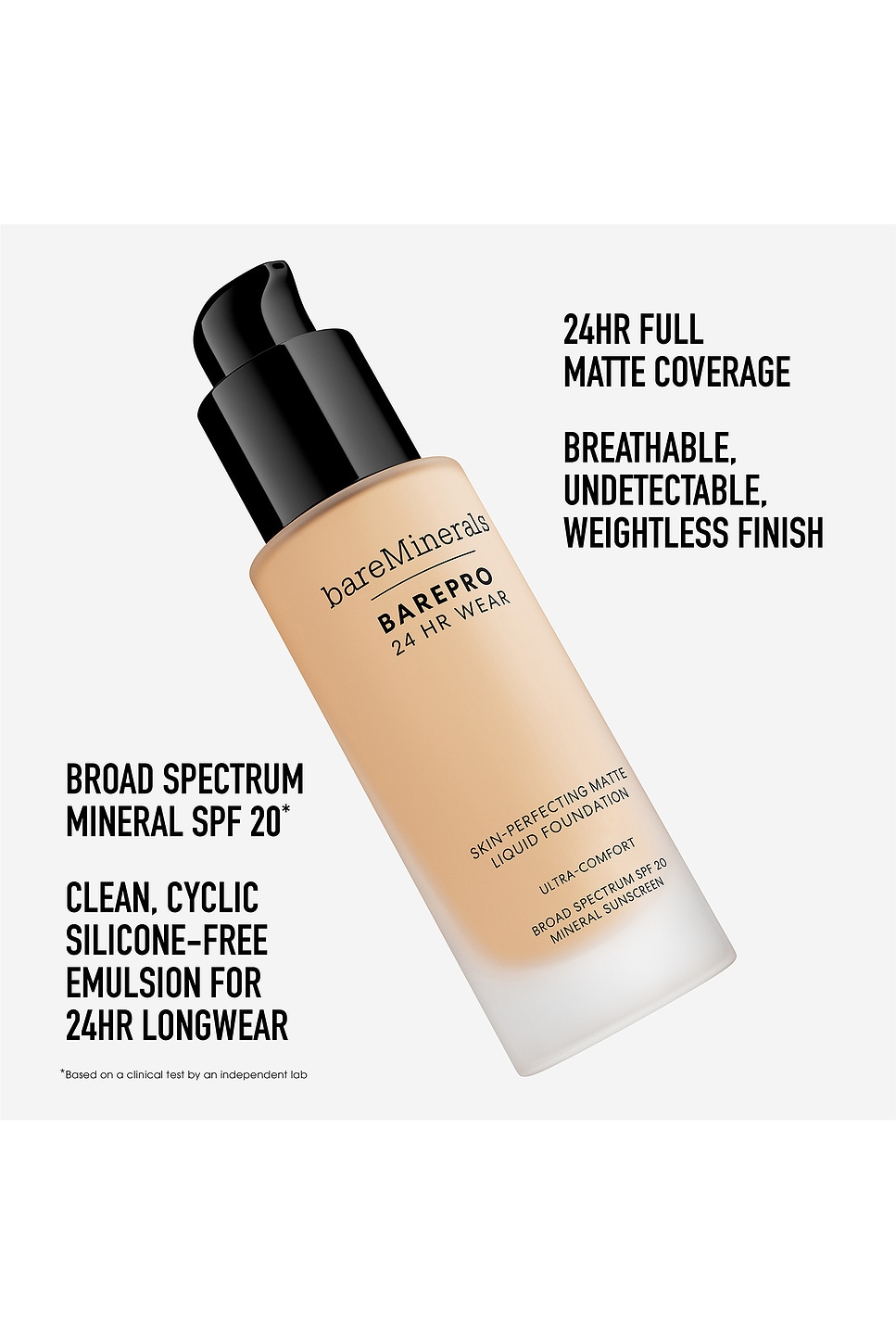 bareMinerals Bare Pro 24 Hour Matte Perfection Liquid Foundation in ...