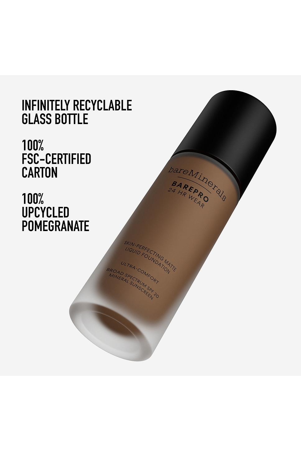 bareMinerals Bare Pro 24 Hour Matte Perfection Liquid Foundation in ...