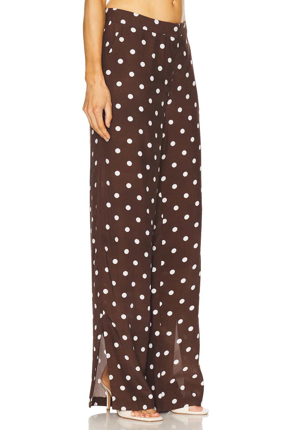 HEMANT AND NANDITA Pant in Brown & White | REVOLVE