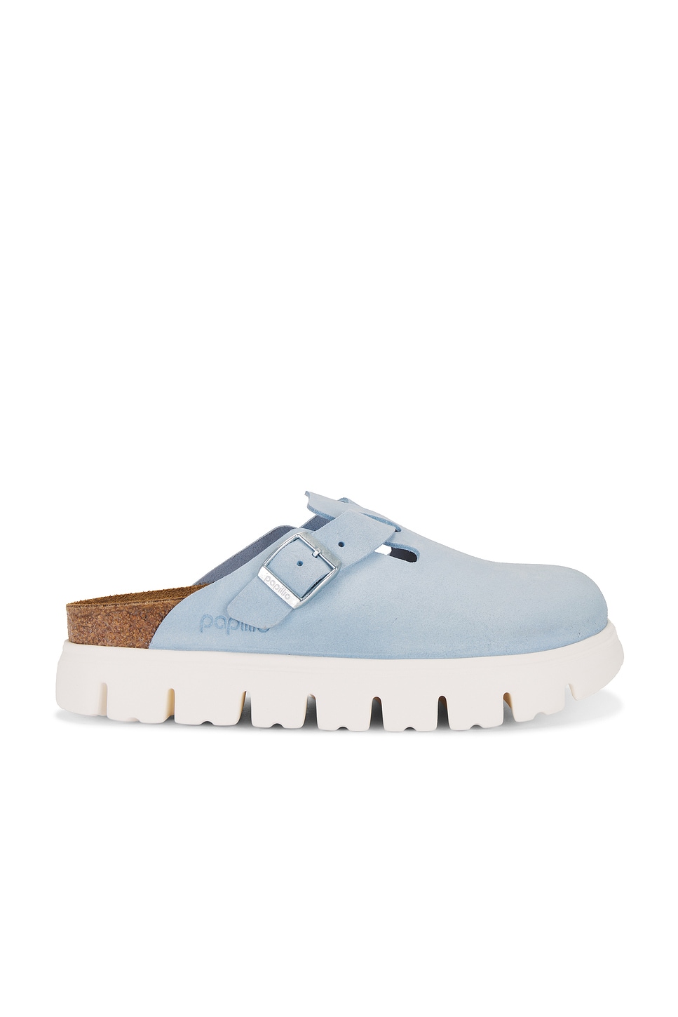 BIRKENSTOCK Boston Chunky Clog in Baby Blue | REVOLVE