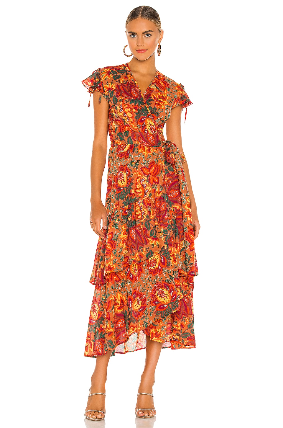 Banjanan Mercy Dress in Meadow Sweet Caramel | REVOLVE