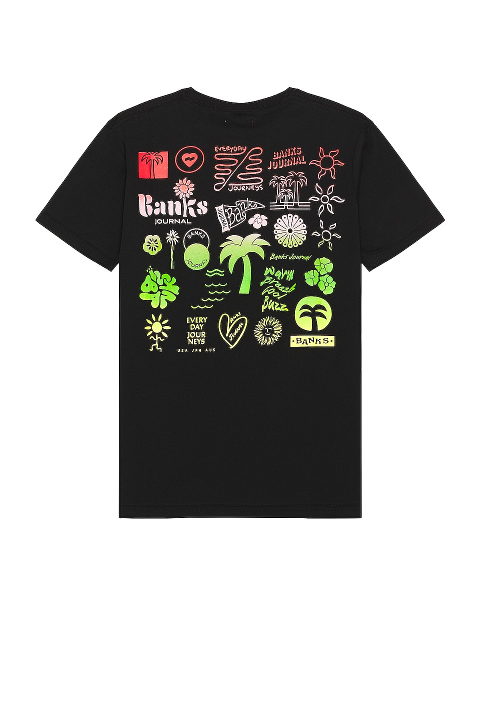 Banks Journal Reference Tee in Black | REVOLVE