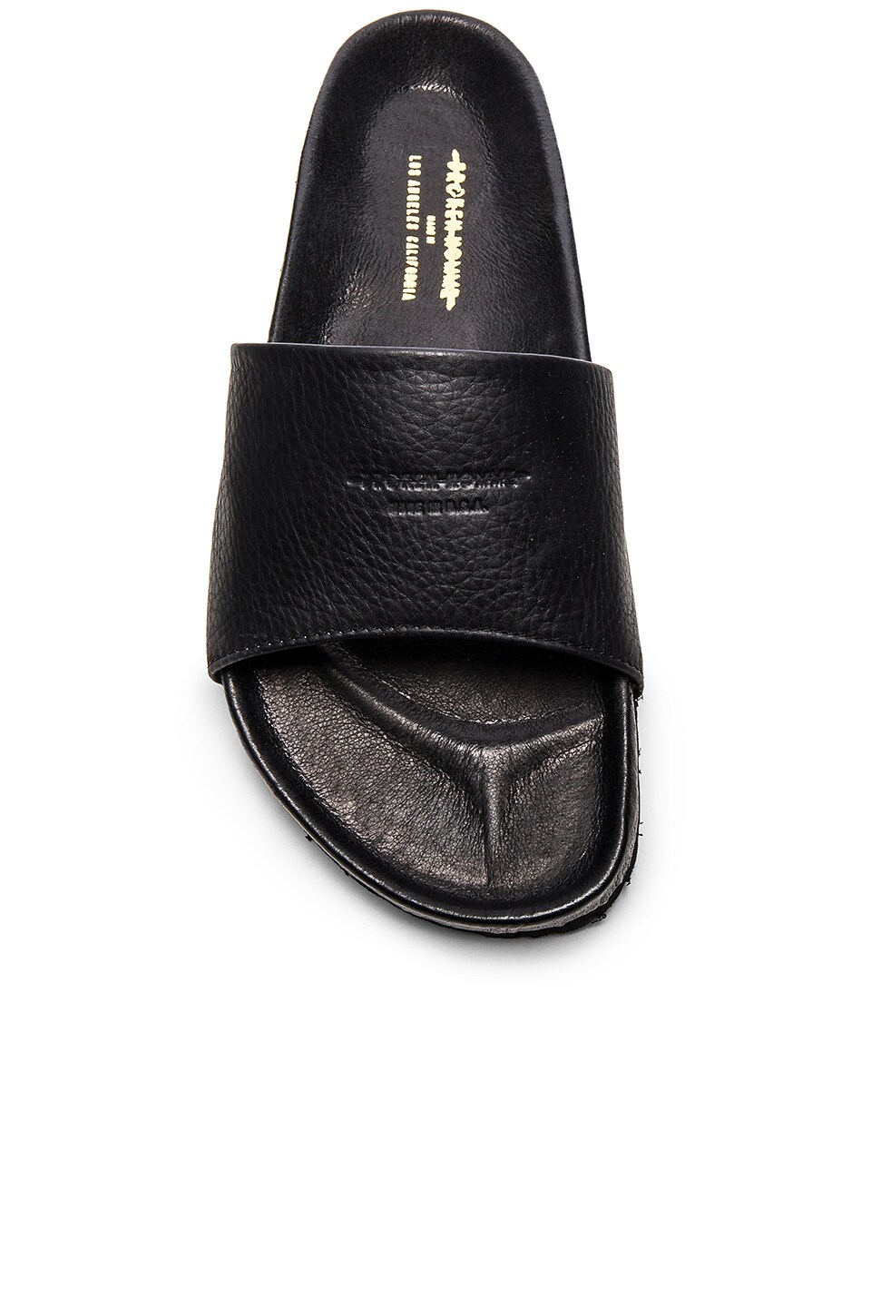 Broken Homme Patrick Slide in Black Chromexcel | REVOLVE